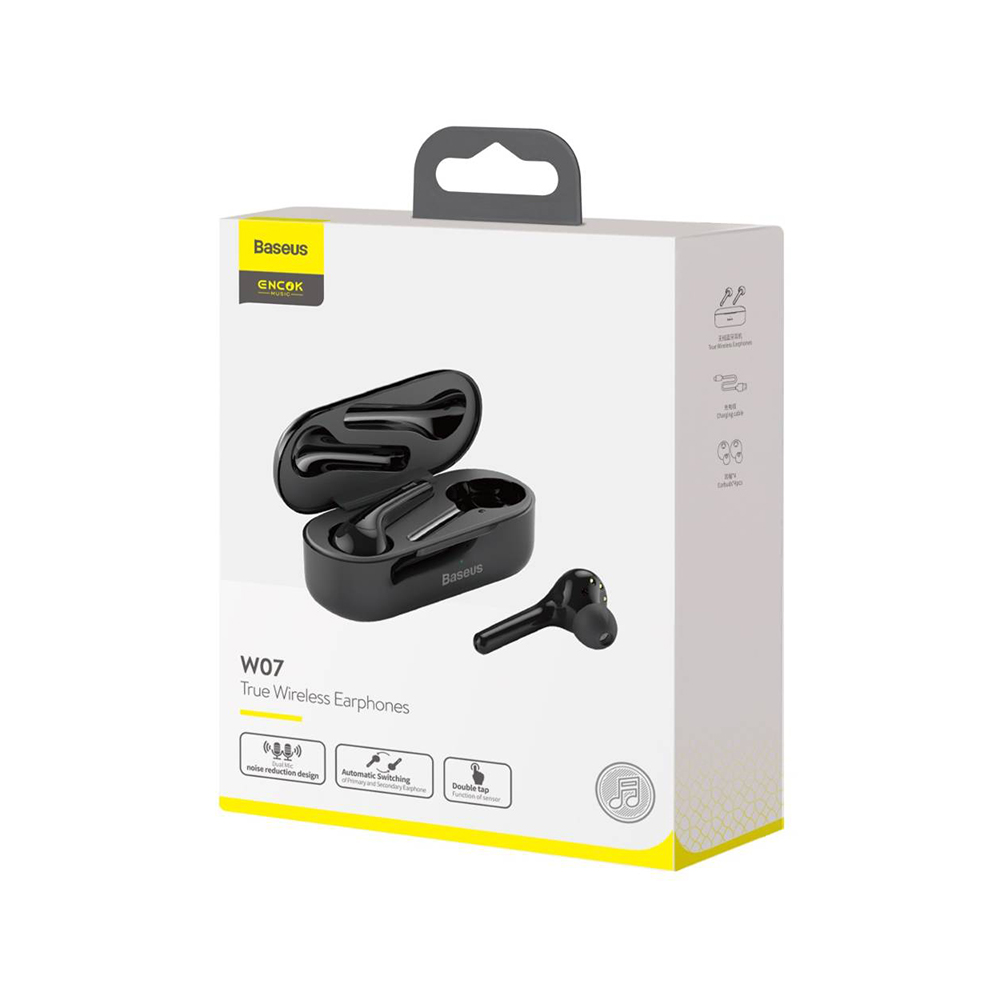 ACI Hellas-Baseus W07 Encock Earphone Bluetooth True Wireless Μαύρο ...